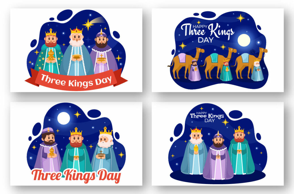 12 Three Kings Day Illustration - MasterBundles