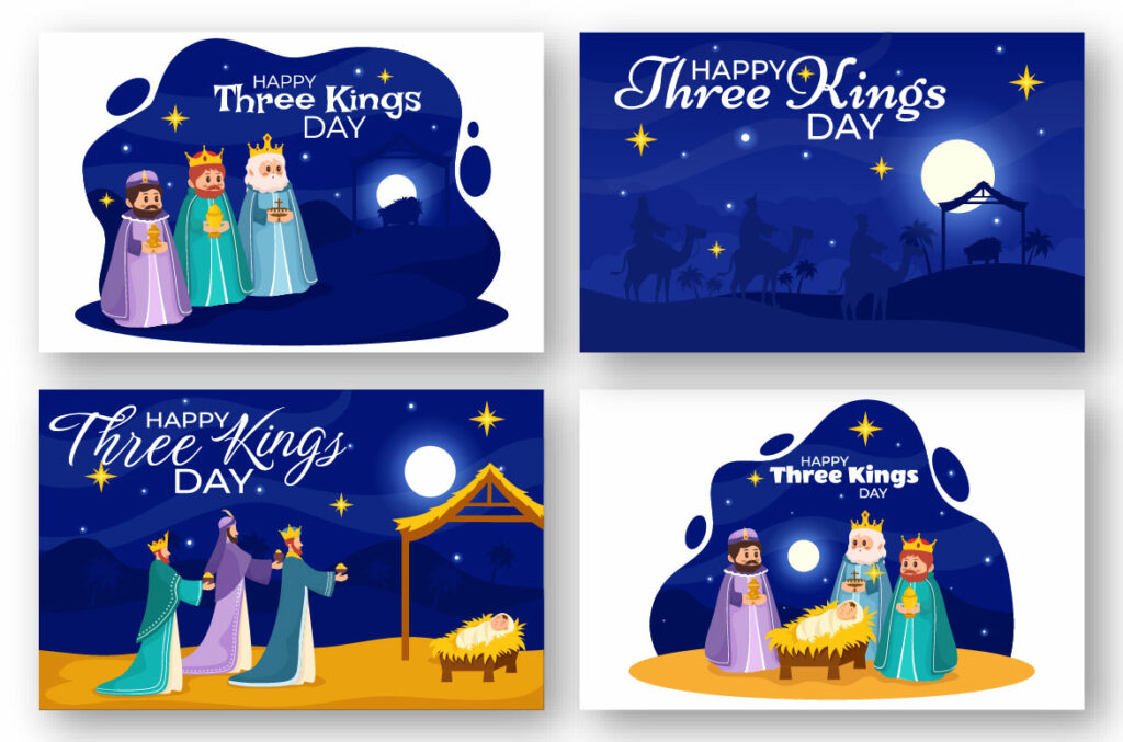 12 Three Kings Day Illustration - MasterBundles
