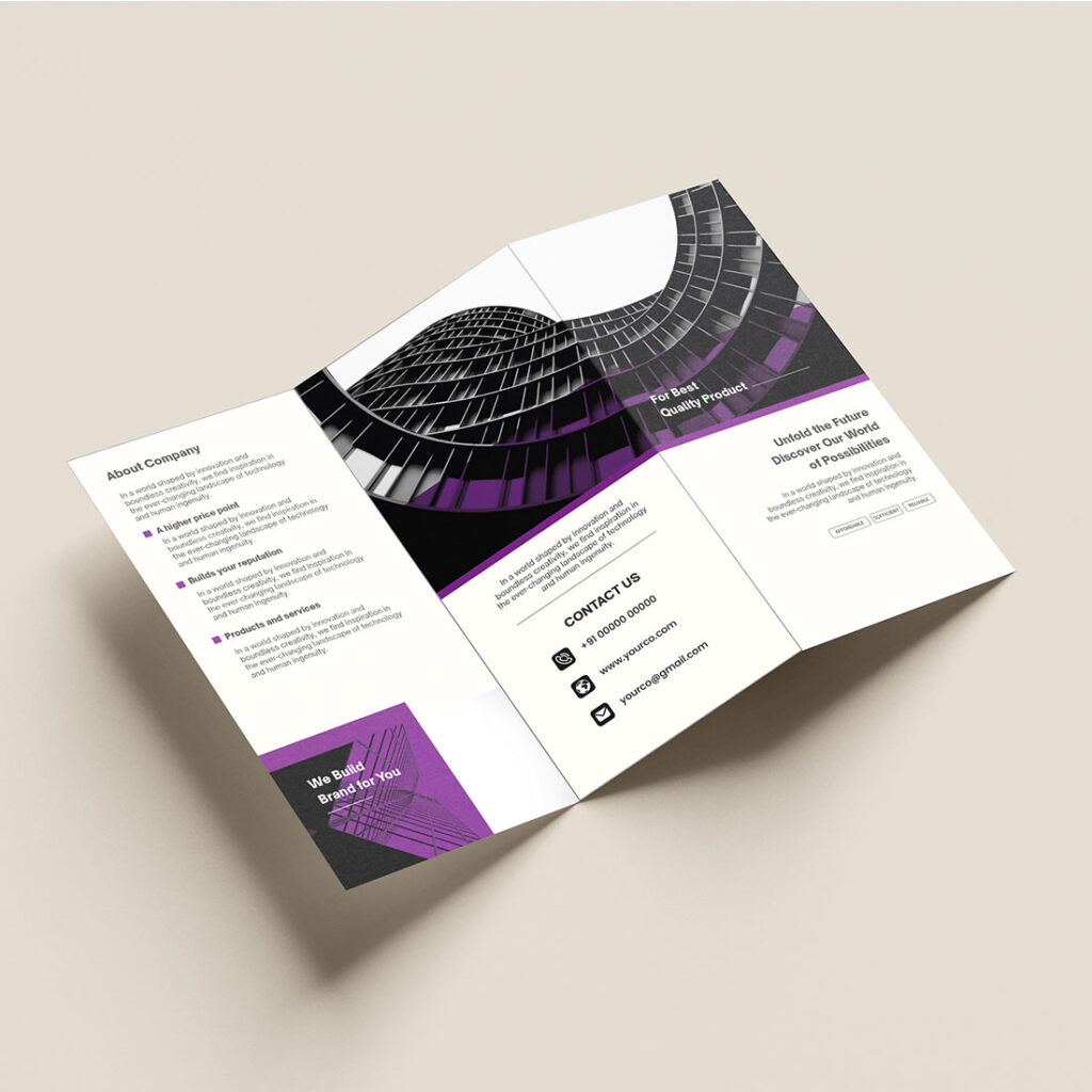 ELEGANT TRI-FOLD BROCHURE - MasterBundles