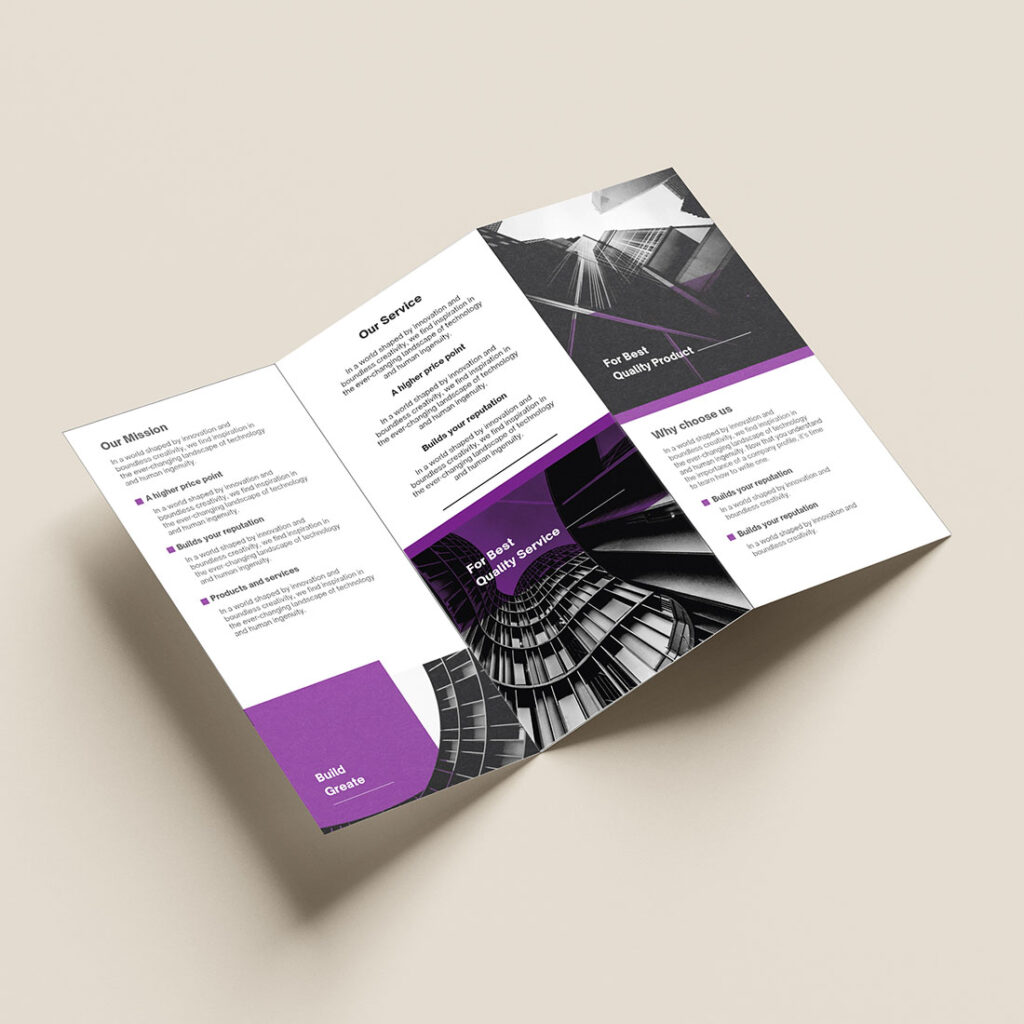 ELEGANT TRI-FOLD BROCHURE - MasterBundles