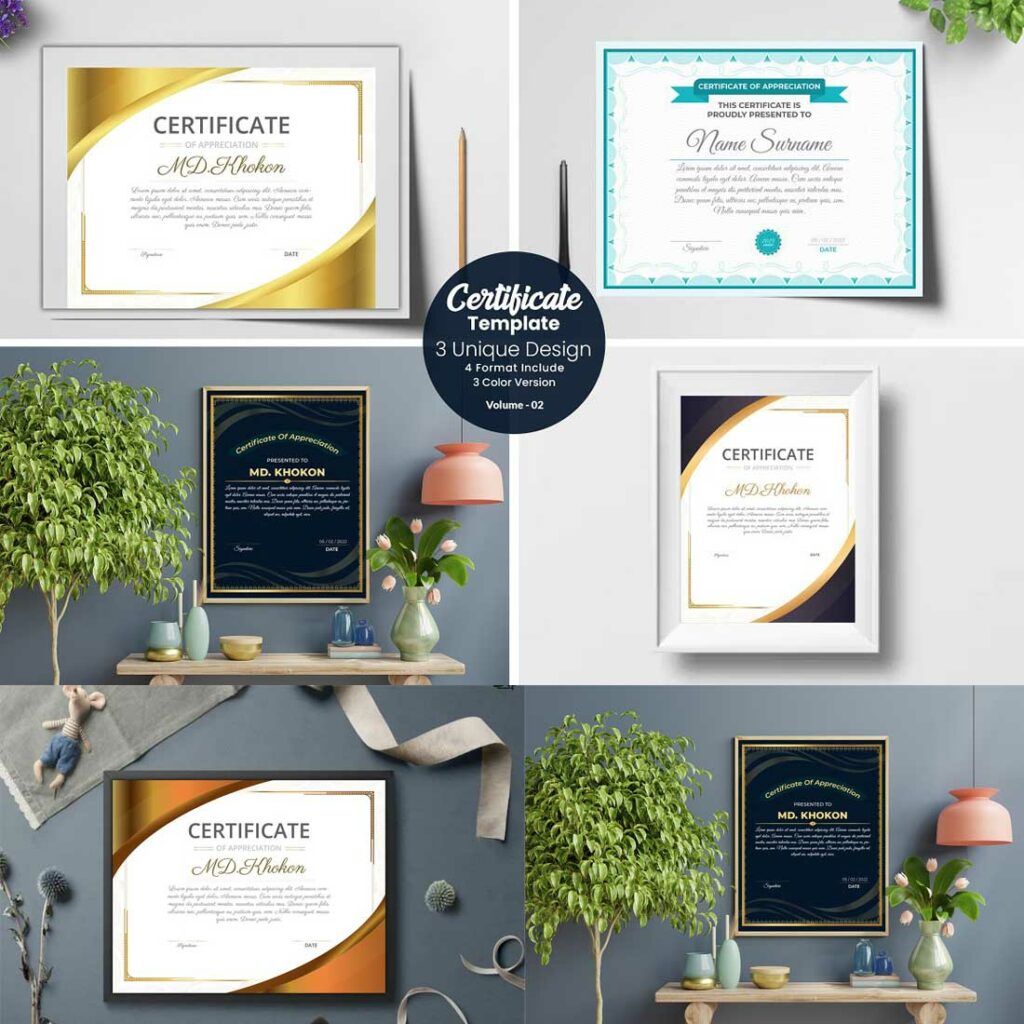 Multipurpose Certificate Template - MasterBundles