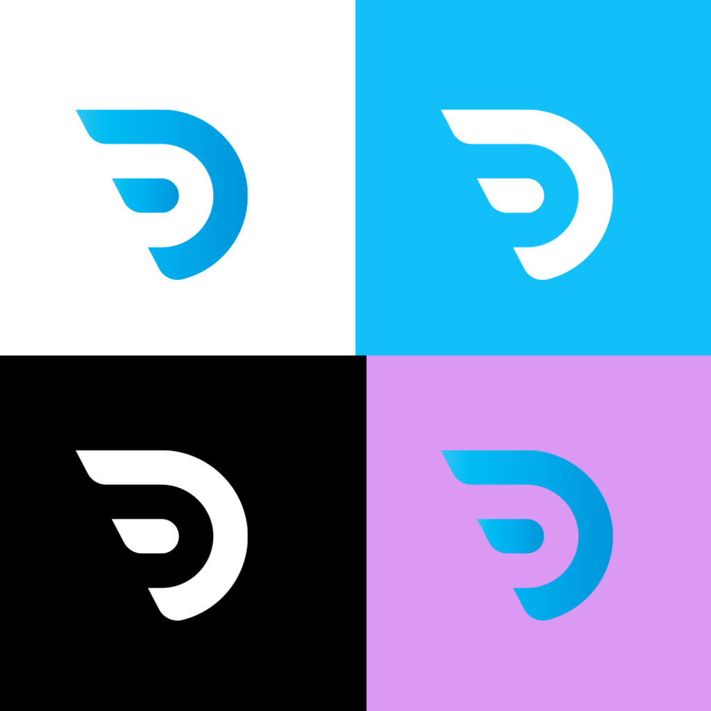 D Letter Logo with Brand Identity _ Template - MasterBundles