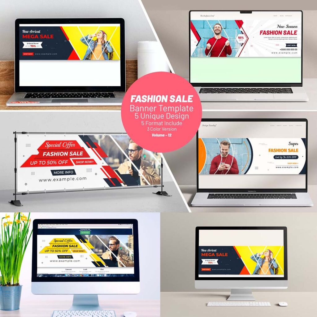 Fashion Sale Banner Bundle - MasterBundles