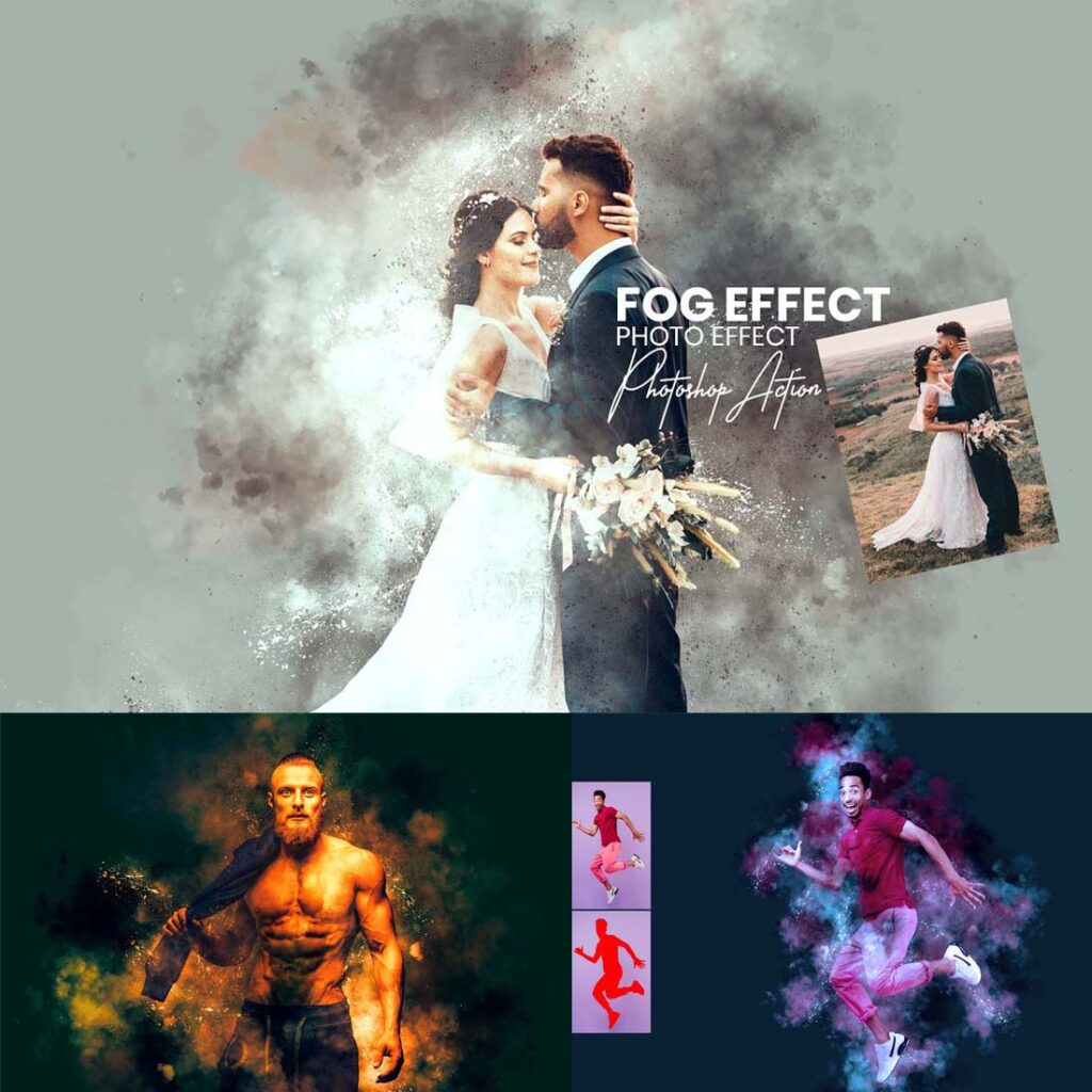 Fog Photo Effect Photoshop Action - MasterBundles
