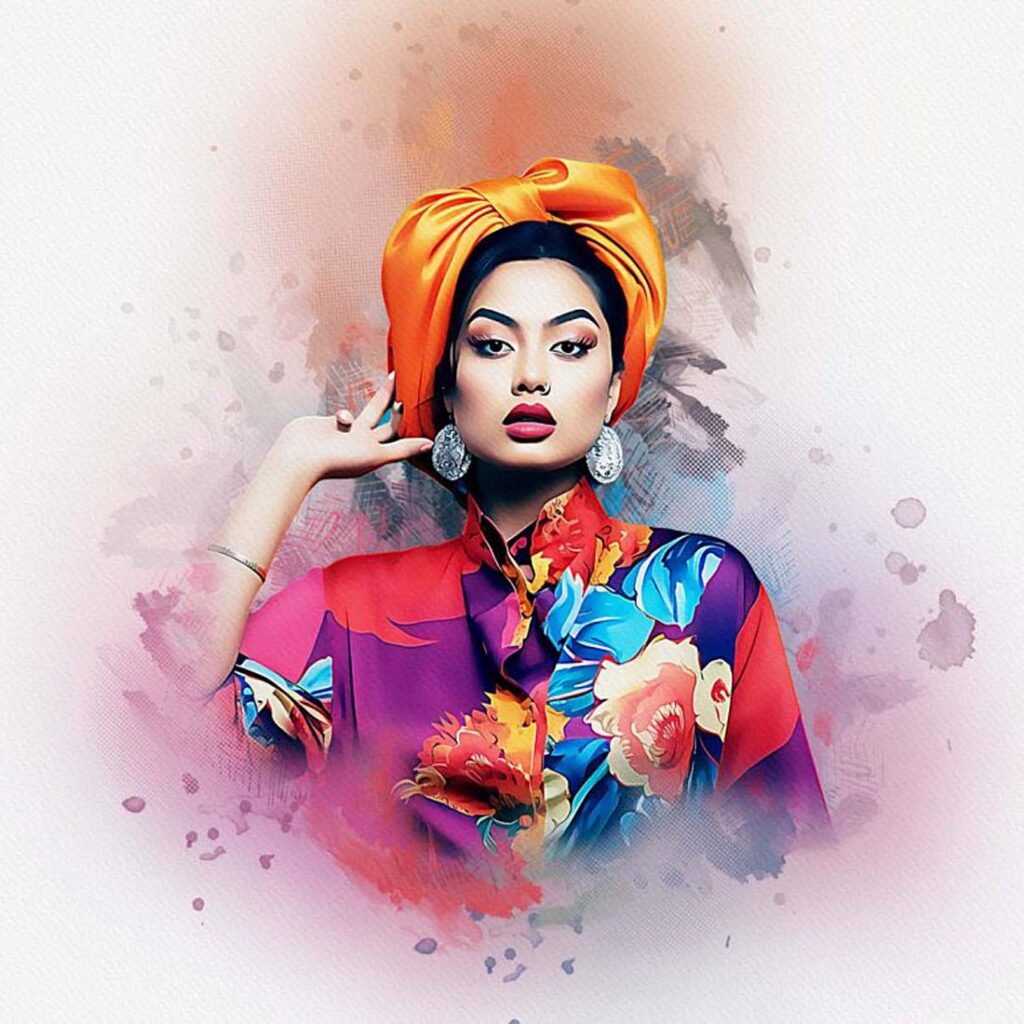 Mixed Media Art Photoshop Action - MasterBundles