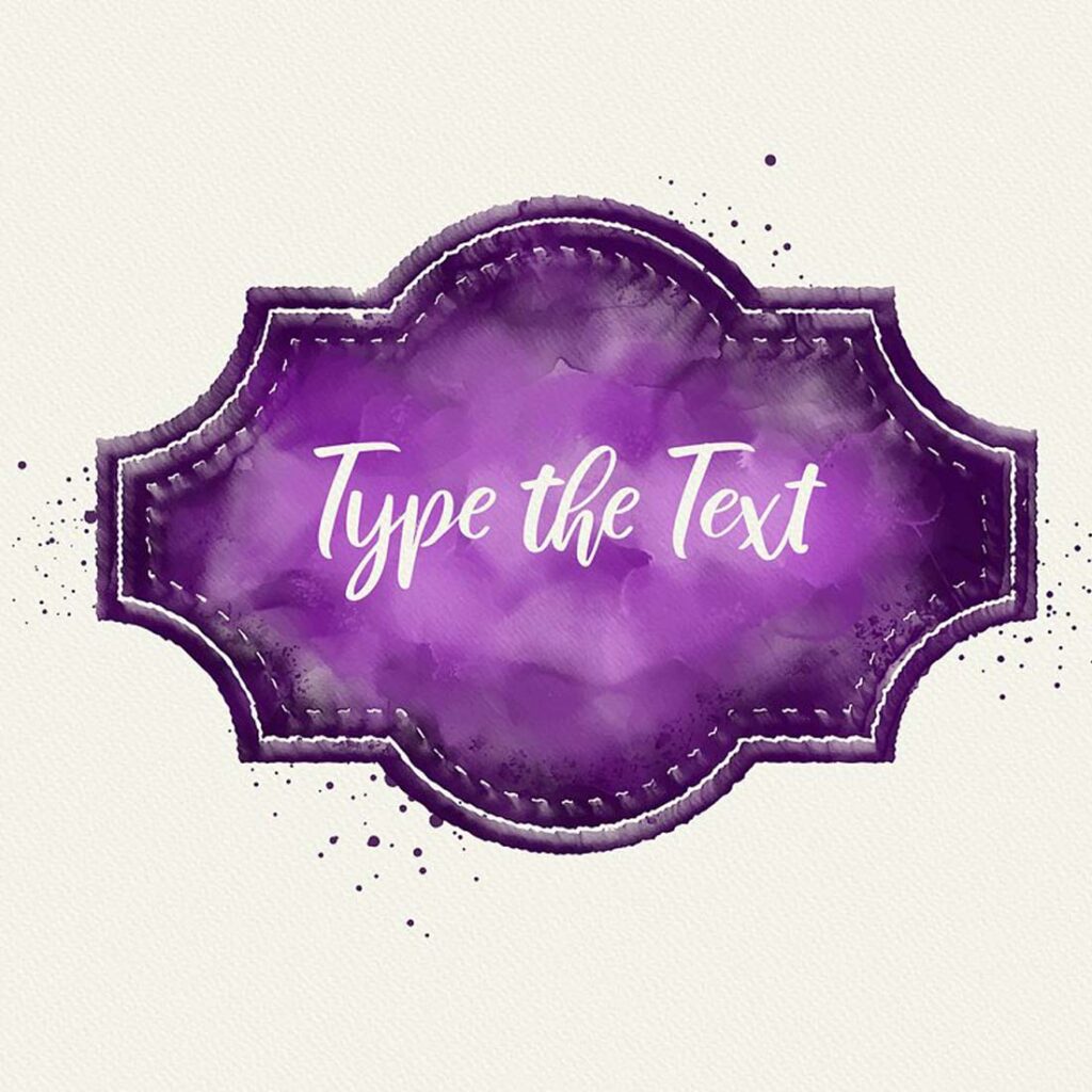 Watercolor Label Vector & PNG - MasterBundles
