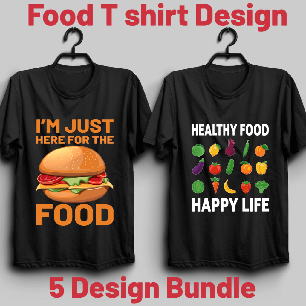 Food T shirt Design Bundle - MasterBundles