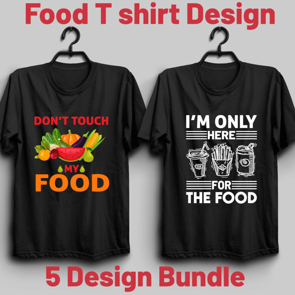 Food T shirt Design Bundle - MasterBundles