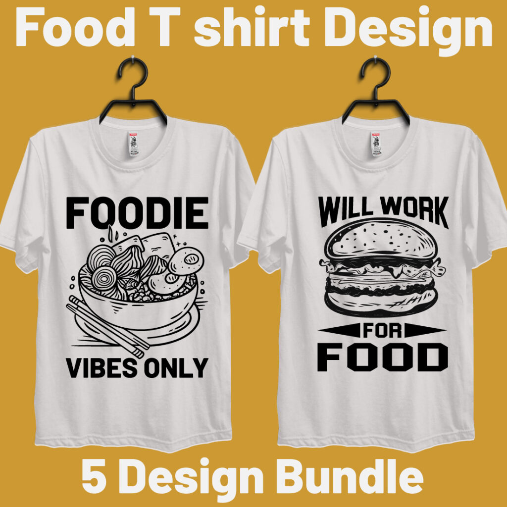 Food T shirt Design Bundle - MasterBundles
