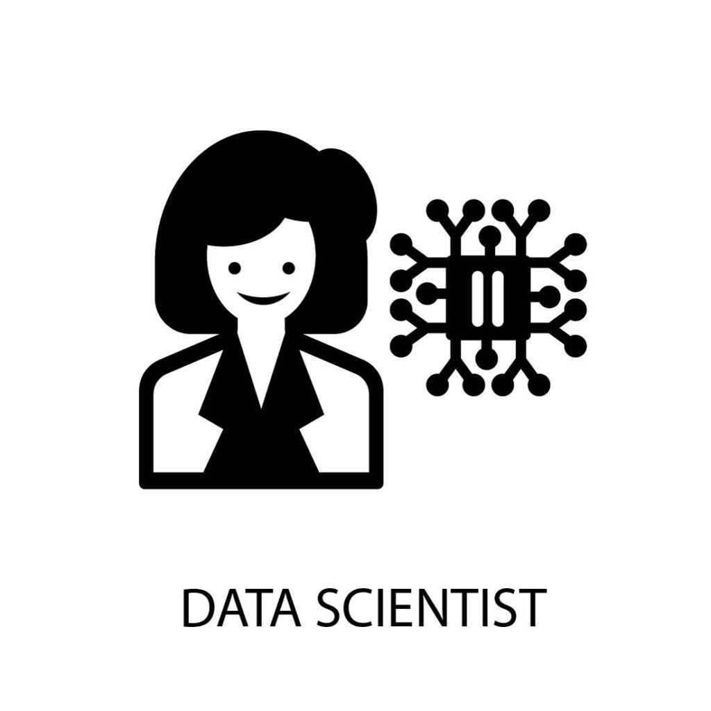 VECTOR COMPUTER SCIENCE ICON IN FILL VERSION - MasterBundles