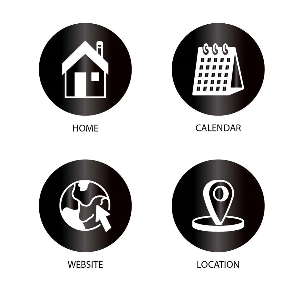 VECTOR CONTACT ICON SET IN FILL VERSION - MasterBundles