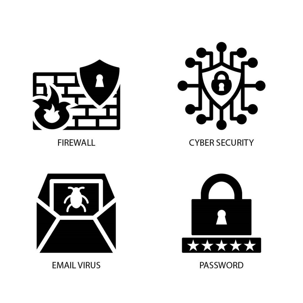 VECTOR DATA SAFETY ICON IN FILL VERSION - MasterBundles