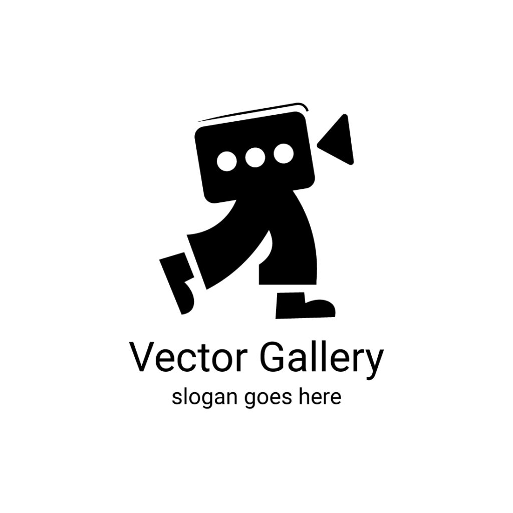 Film Camera man Logo Template - MasterBundles