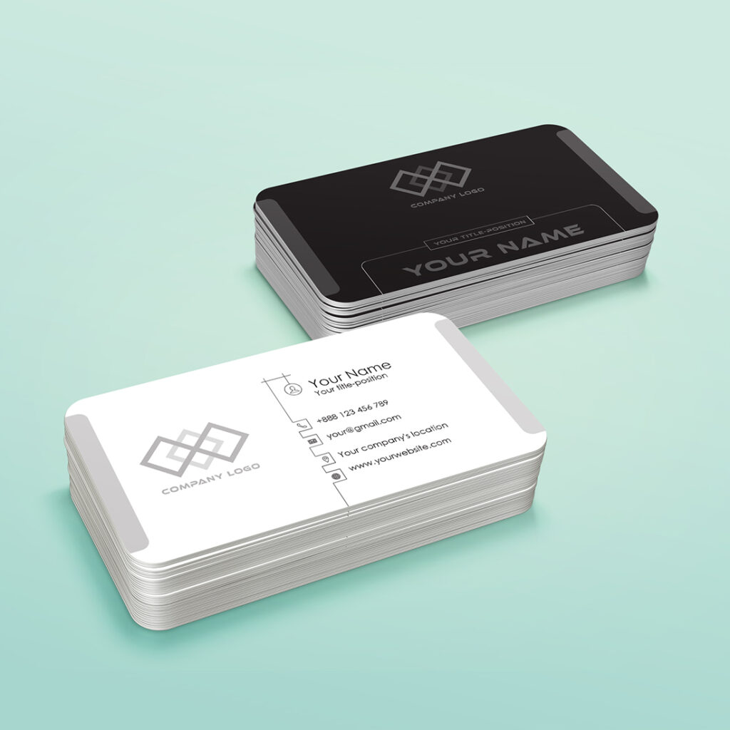 Professional business card of 8 colors - MasterBundles