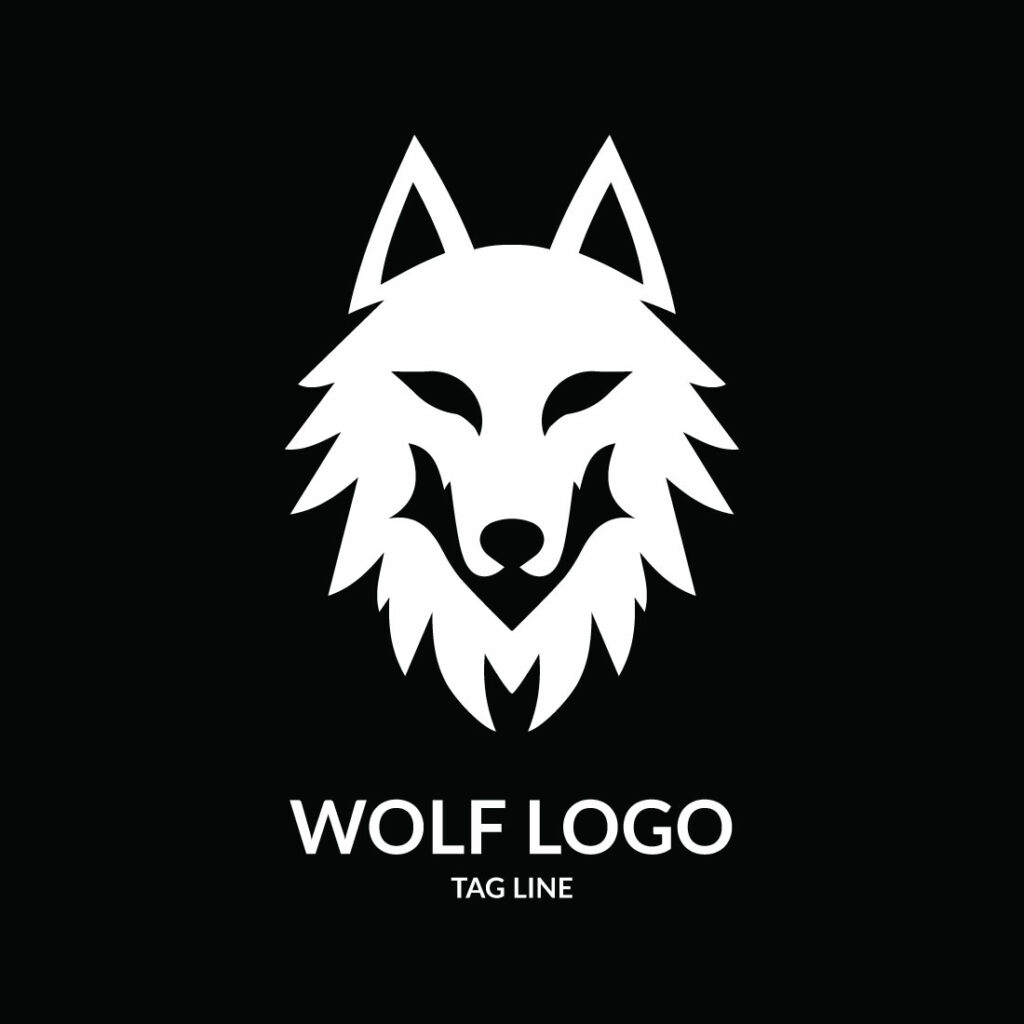 Wolf Head Logo Template - MasterBundles