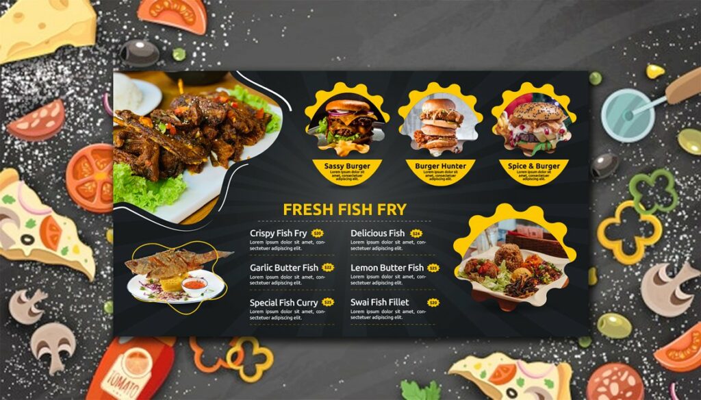 Digital Food Menu Design V-36 - MasterBundles