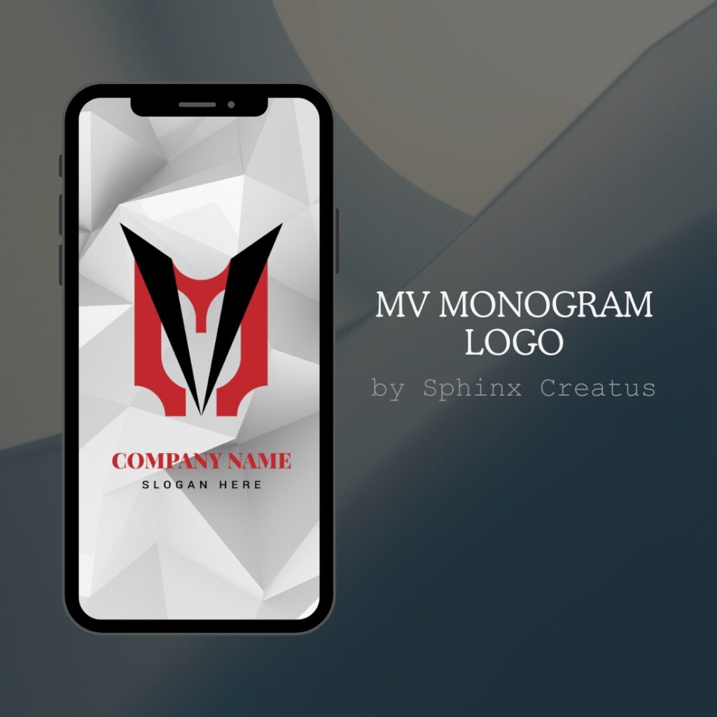 MV Monogram Logo [Sphinx Creatus] - MasterBundles