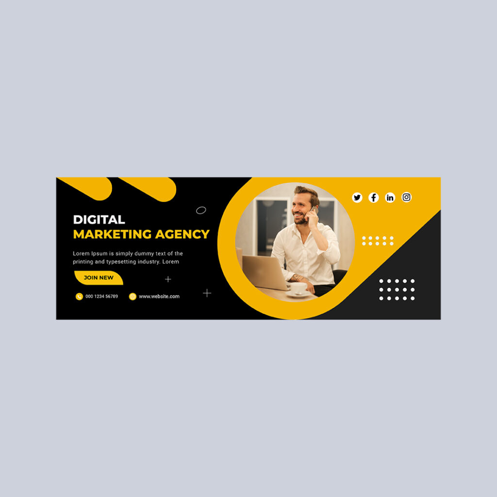 FACEBOOK COVER Design Template - MasterBundles