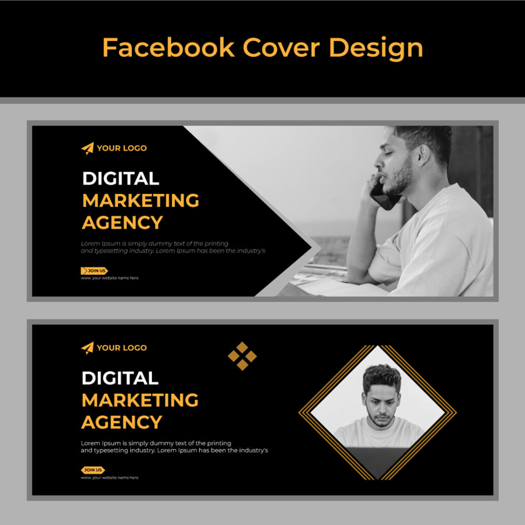 Facebook Cover Design Template - MasterBundles