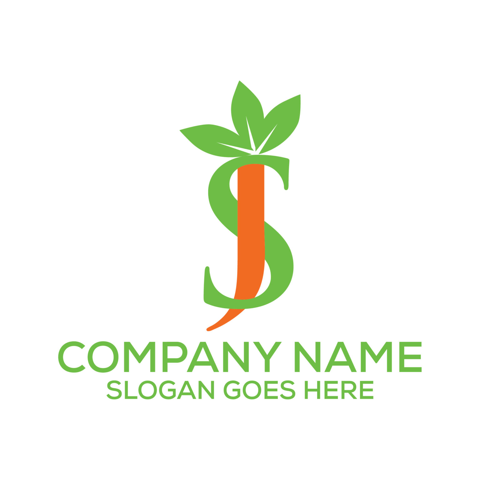 Letter JS & Healthcare Logo or Icon Design Vector Image Template ...