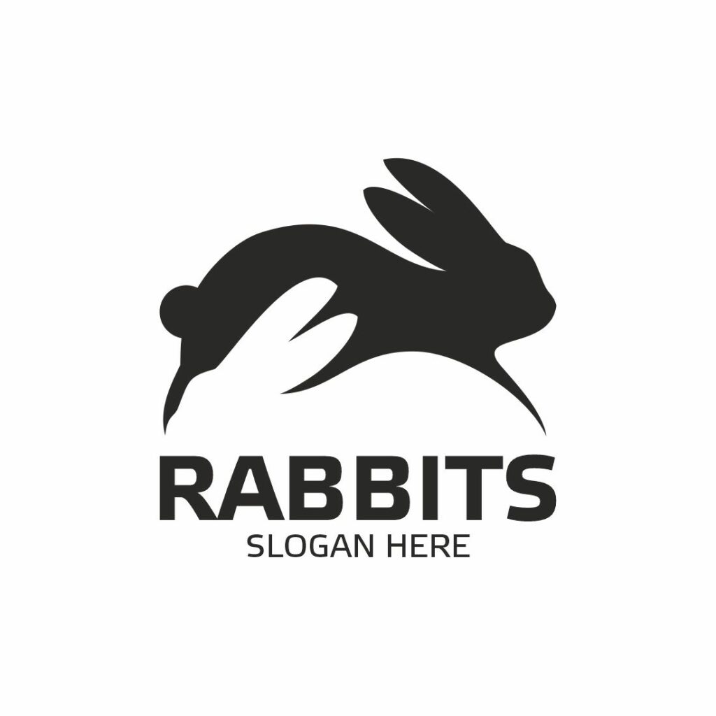 Rabbits logo - MasterBundles