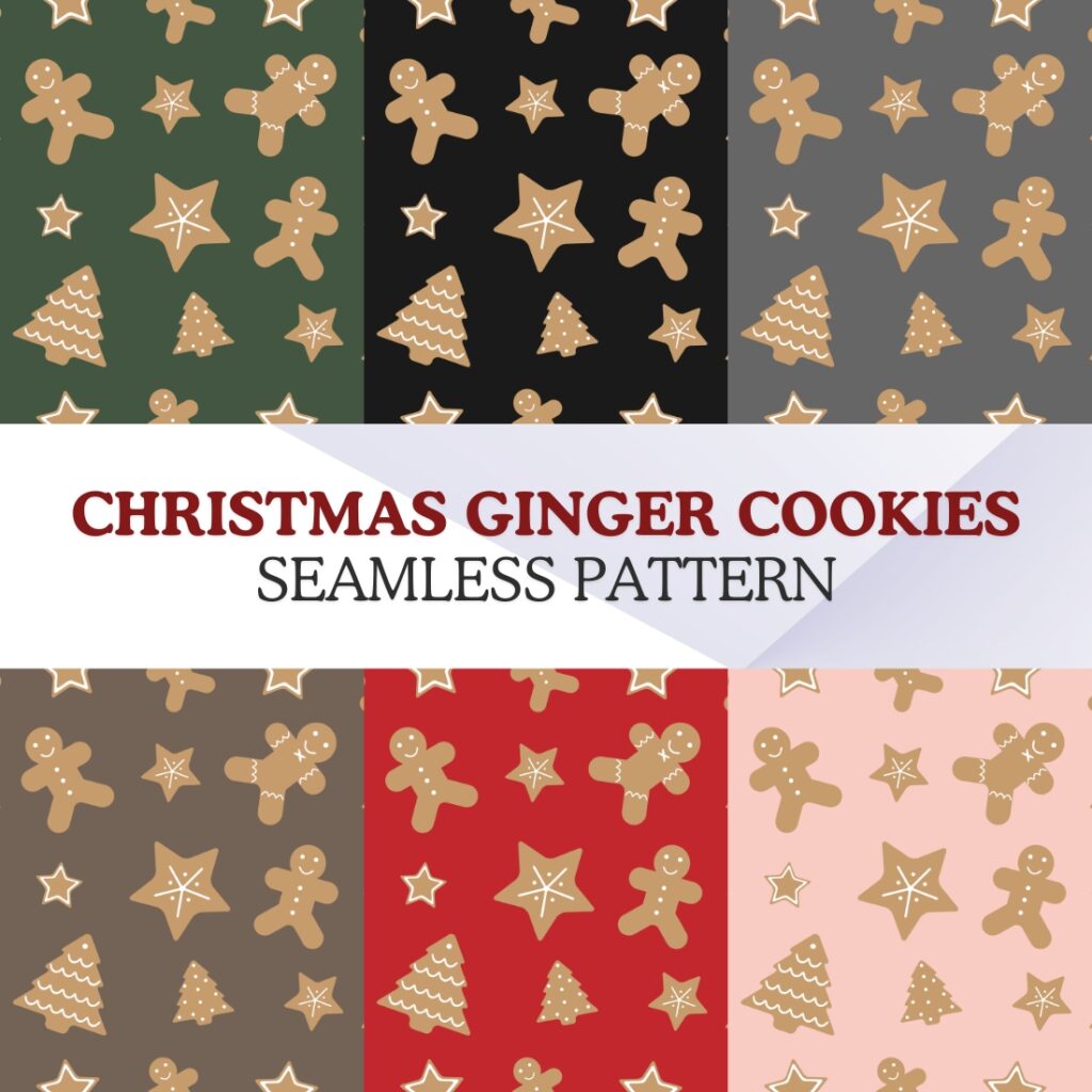 Christmas Ginger Cookies Seamless Pattern [Sphinx Creatus] - MasterBundles