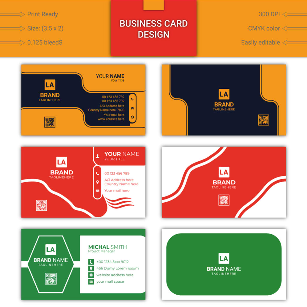 Business Card Template Design - MasterBundles