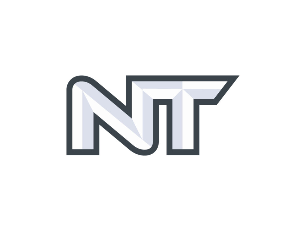 NT letter logo icon vector - MasterBundles