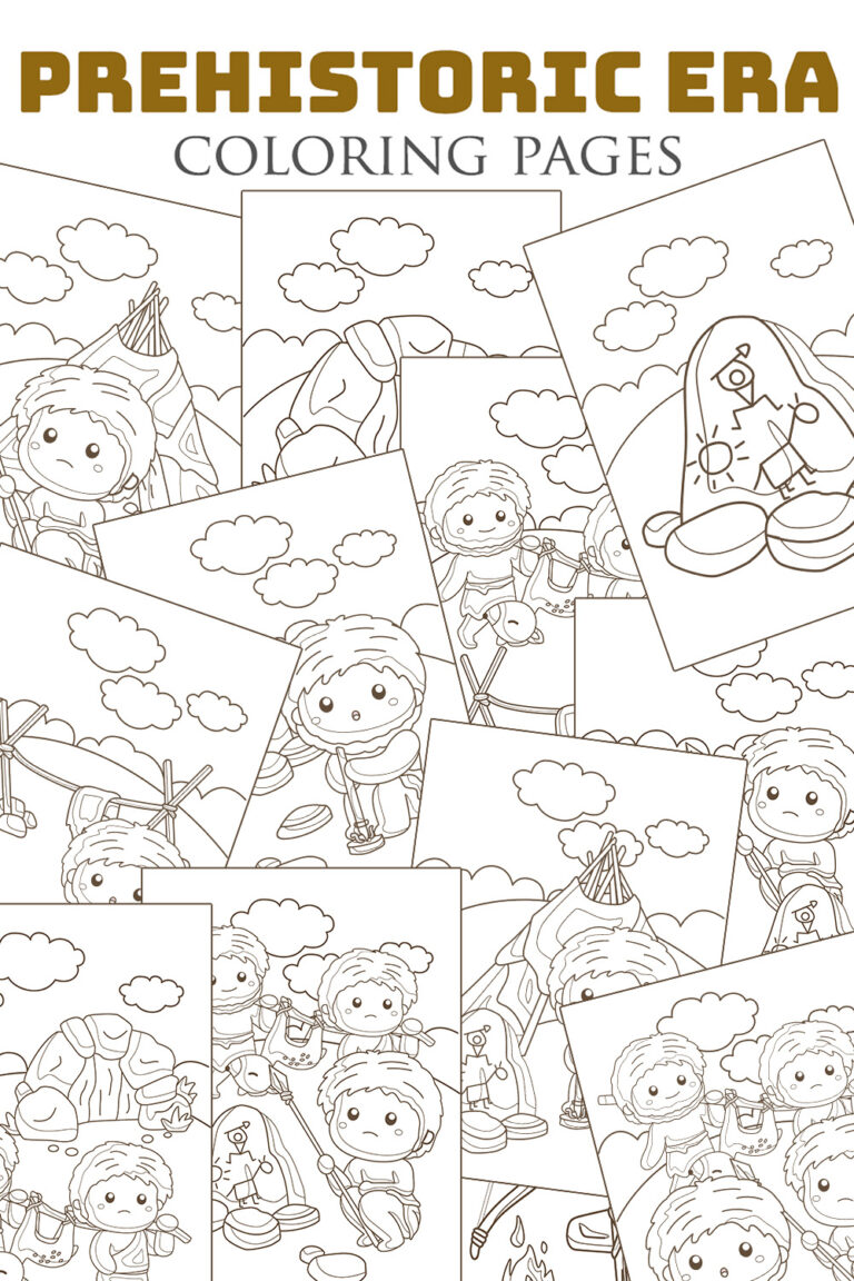 Cute Funny Ancient Human People Activity Prehistoric Era World Period ...