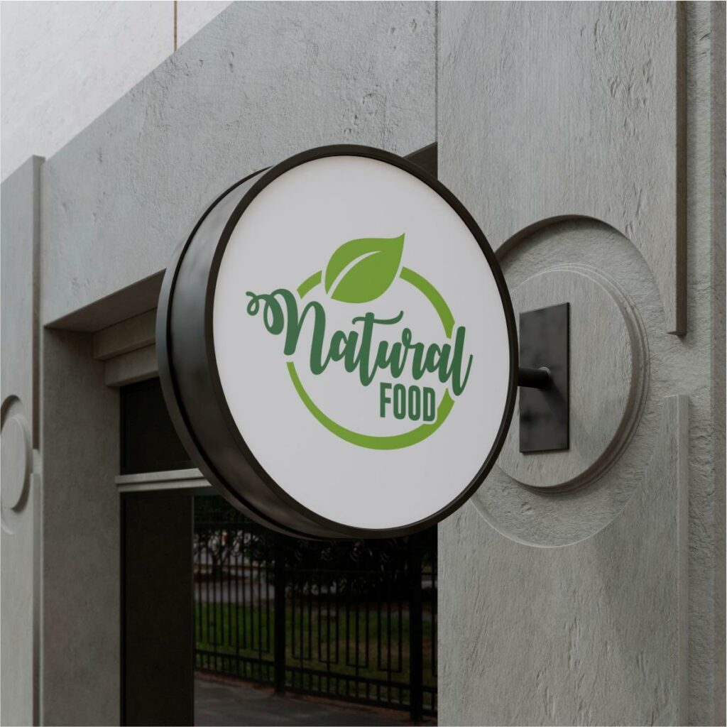 12 Natural food design logo collection - MasterBundles