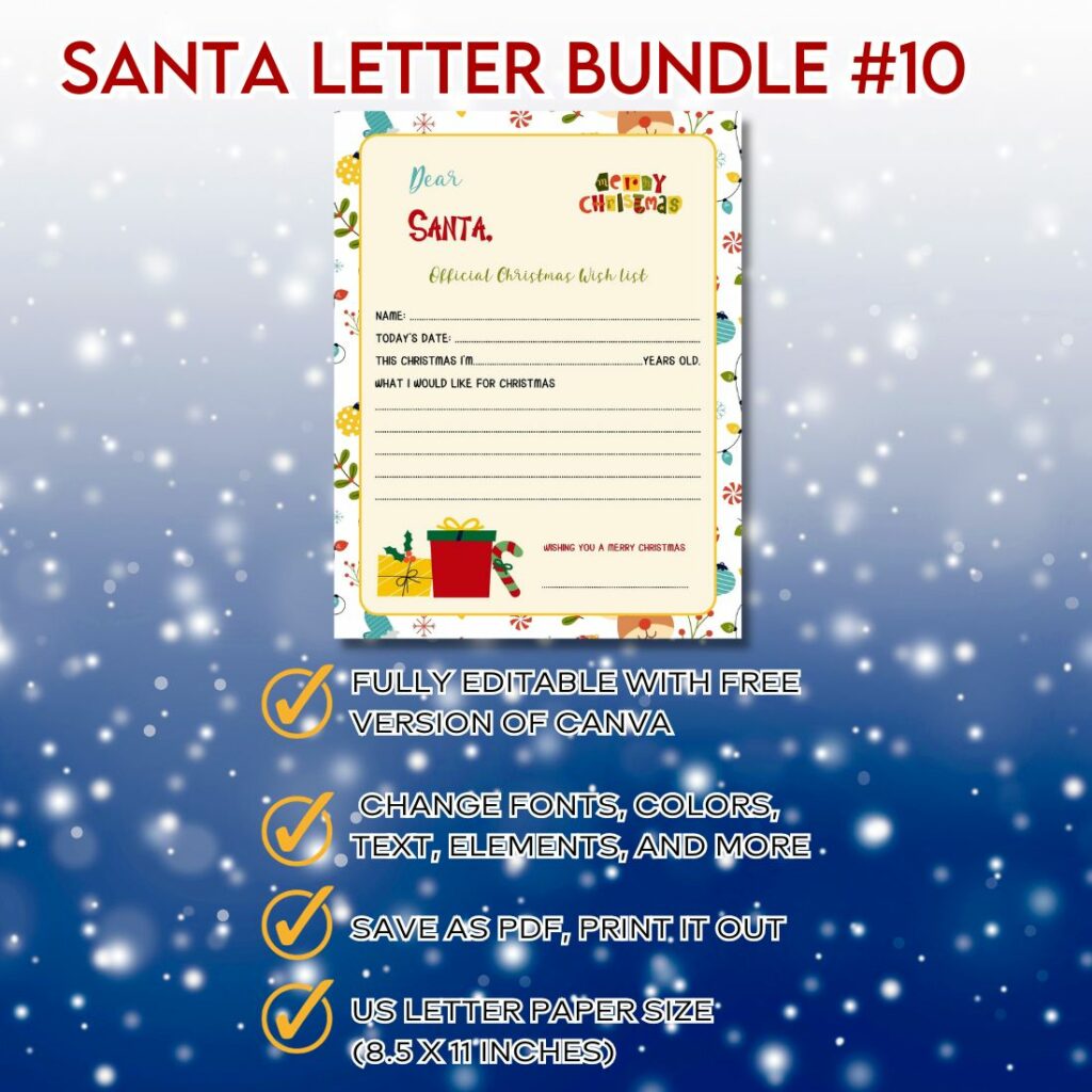 Santa Letter Bundle #10 - MasterBundles