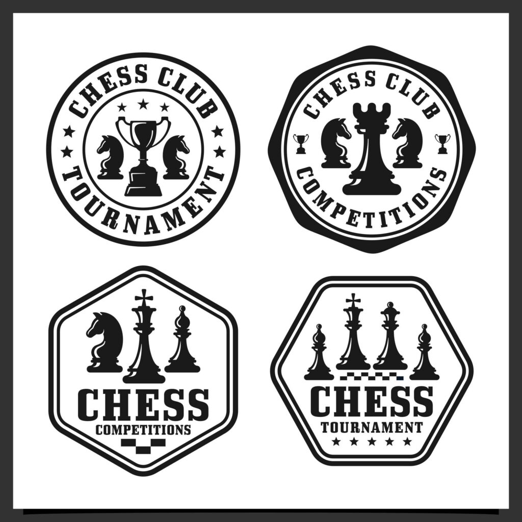 17 Chess logo design collection - $14 - MasterBundles