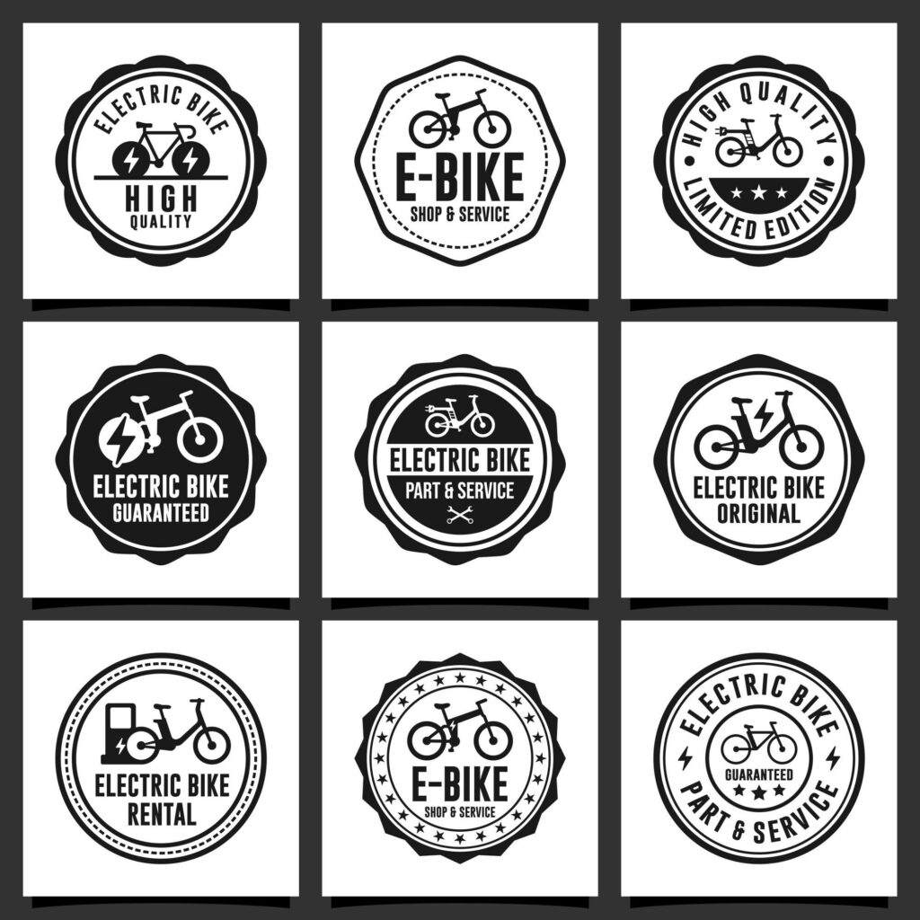 18 Electric bike logo design colection - $12 - MasterBundles