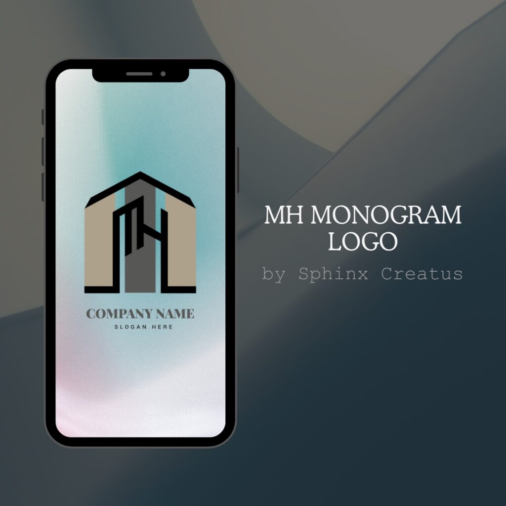 MH Real Estate Monogram Logo [Sphinx Creatus] - MasterBundles