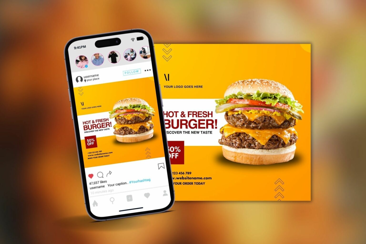 Burger Templates Design Bundle - MasterBundles