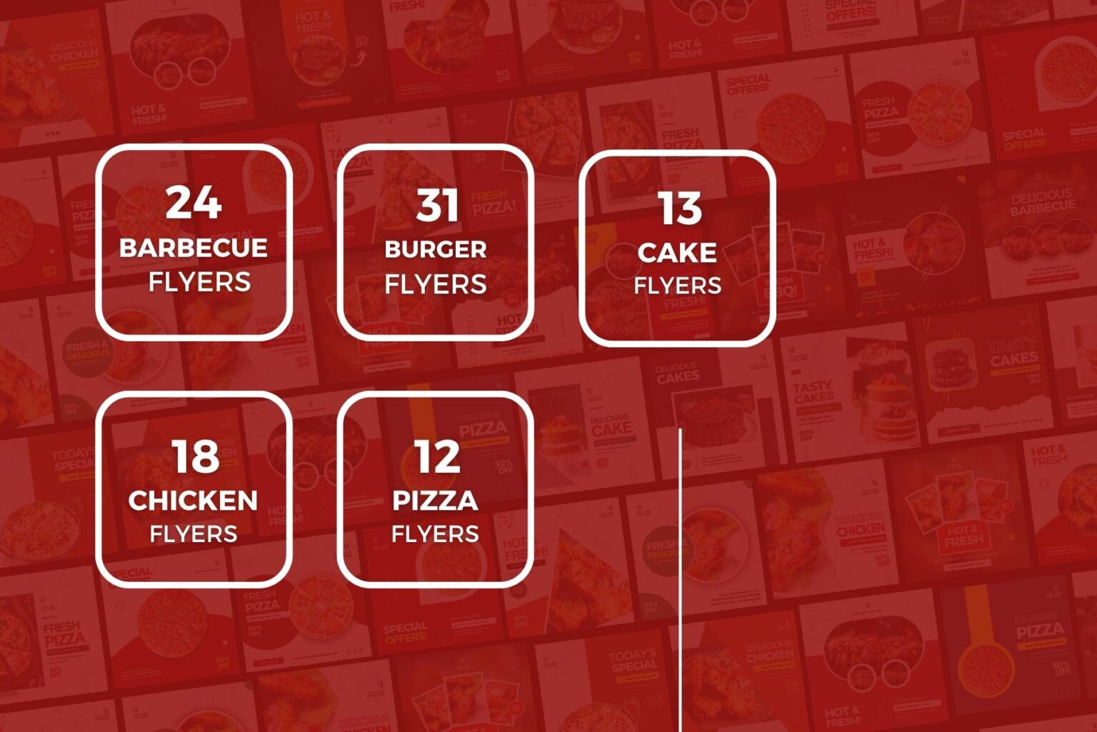 98 Fast Food Templates Design Bundle - MasterBundles