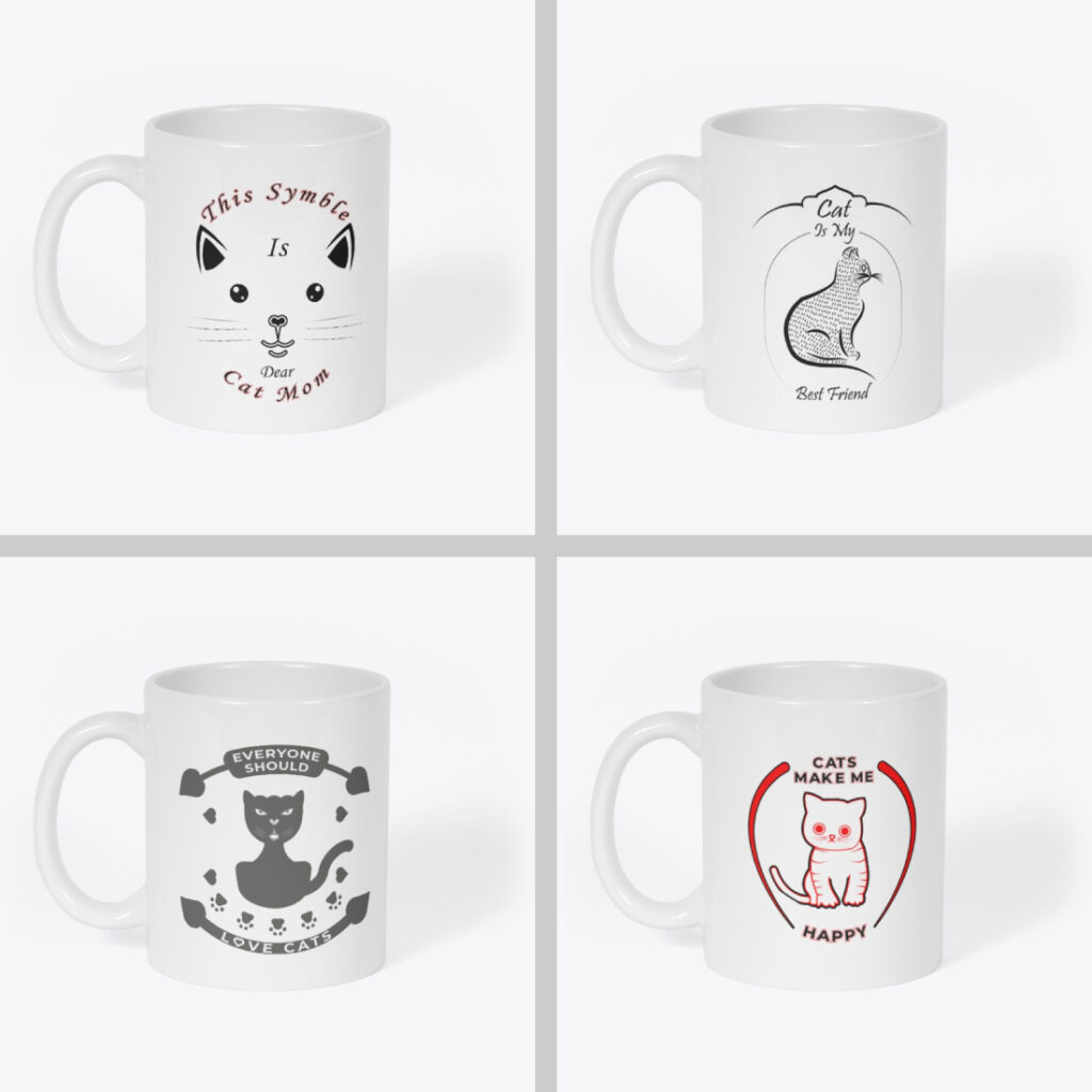 10 Cat Designs Bundle - MasterBundles