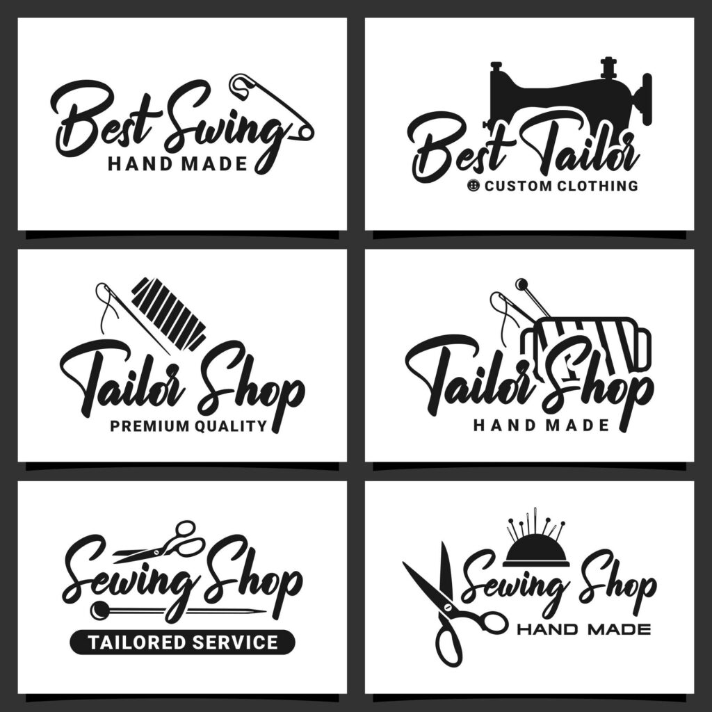 21 Tailor shop logo design collection - $15 - MasterBundles