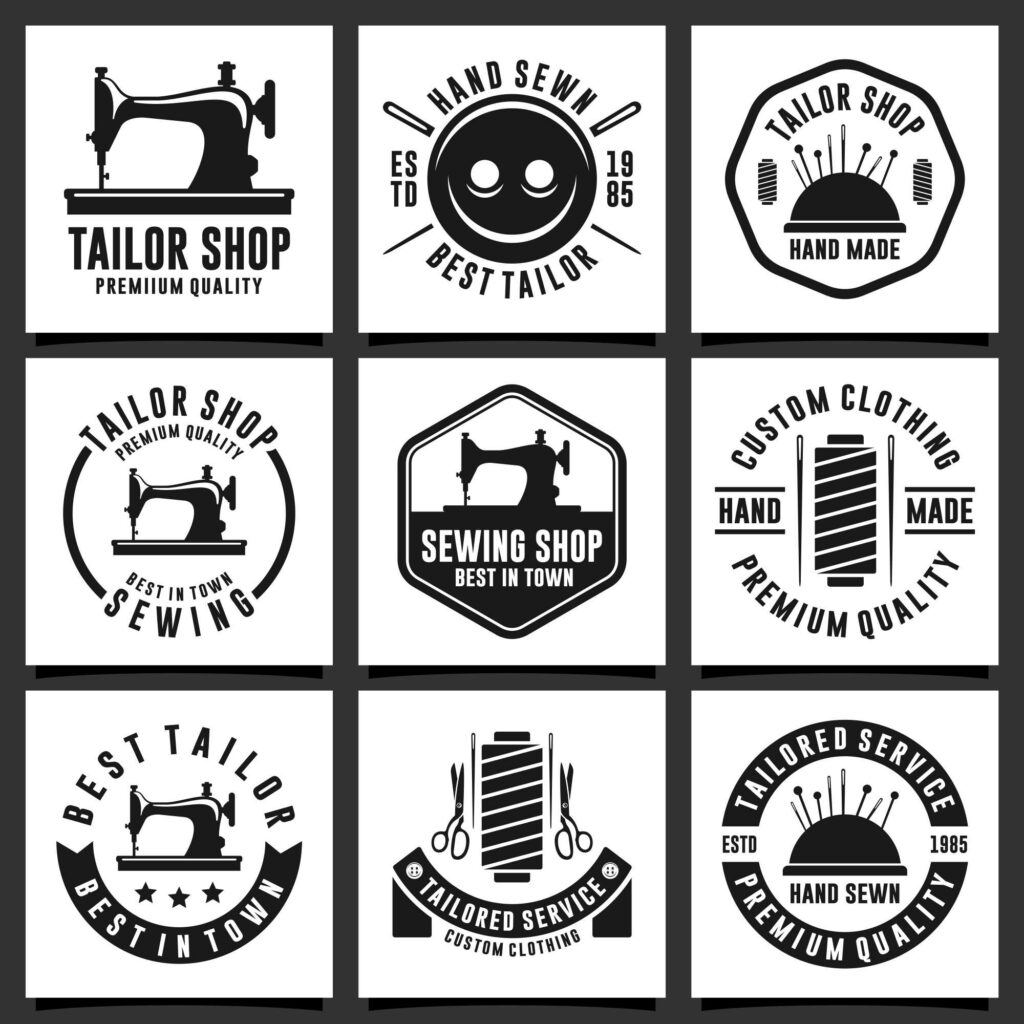 21 Tailor shop logo design collection - $15 - MasterBundles