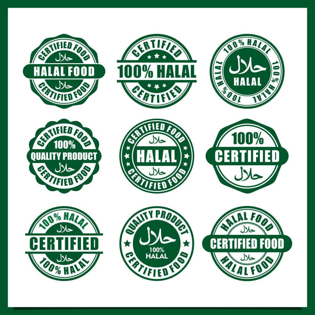 27 Halal food logo collection - $12 - MasterBundles