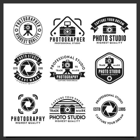 27 Photography logo design collection - $16 - MasterBundles