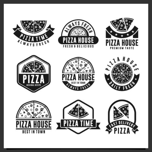 27 Pizza logo design collection - $16 - MasterBundles