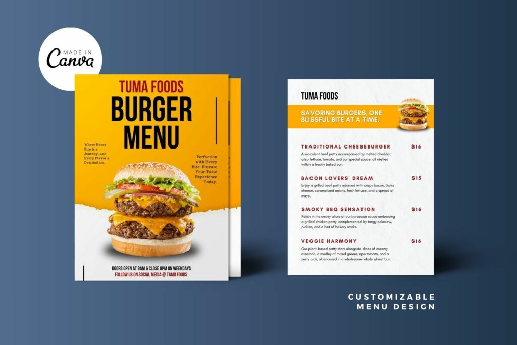 Burger Templates Design Bundle - MasterBundles