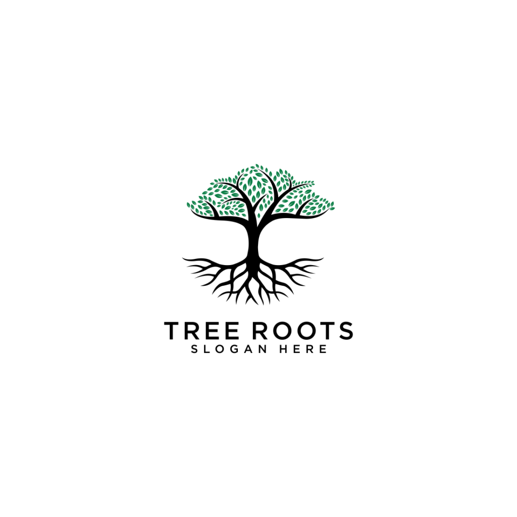 tree roots vector design - MasterBundles