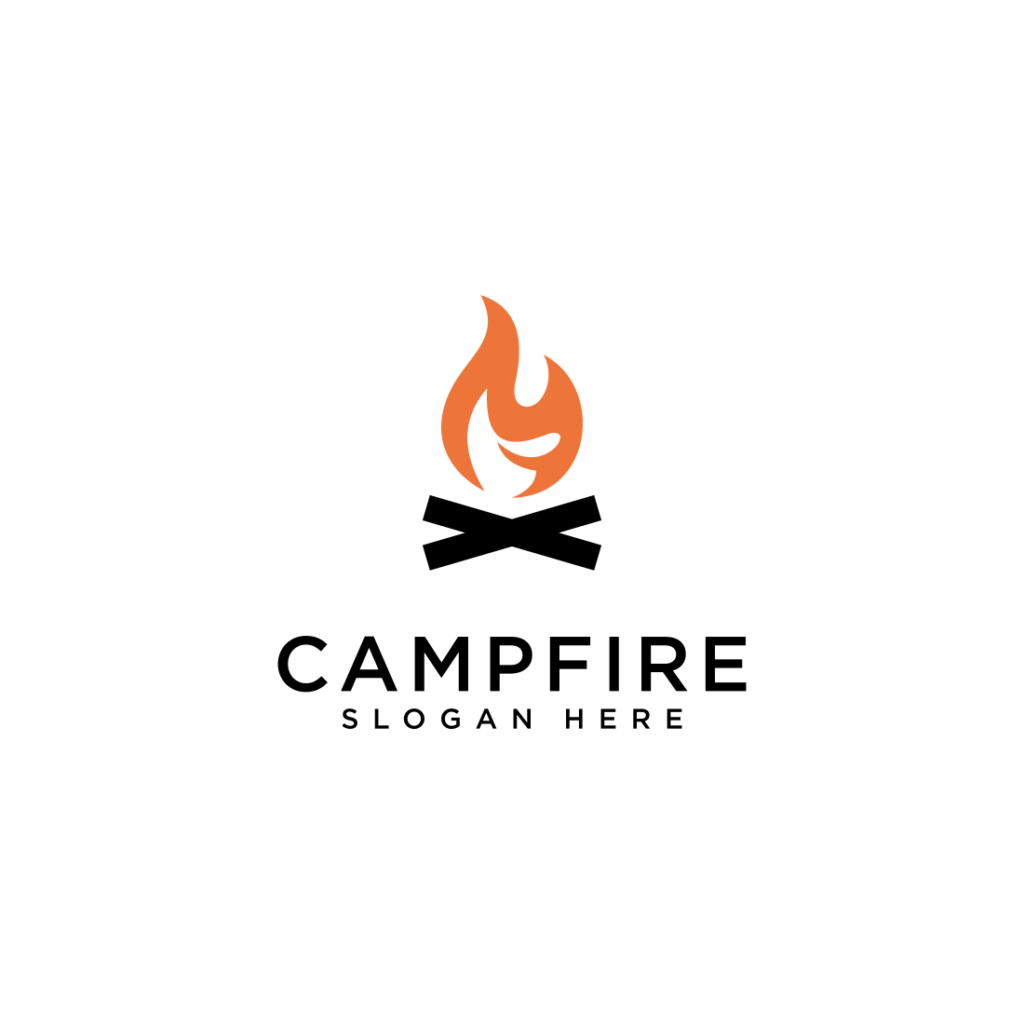 campfire vector design - MasterBundles