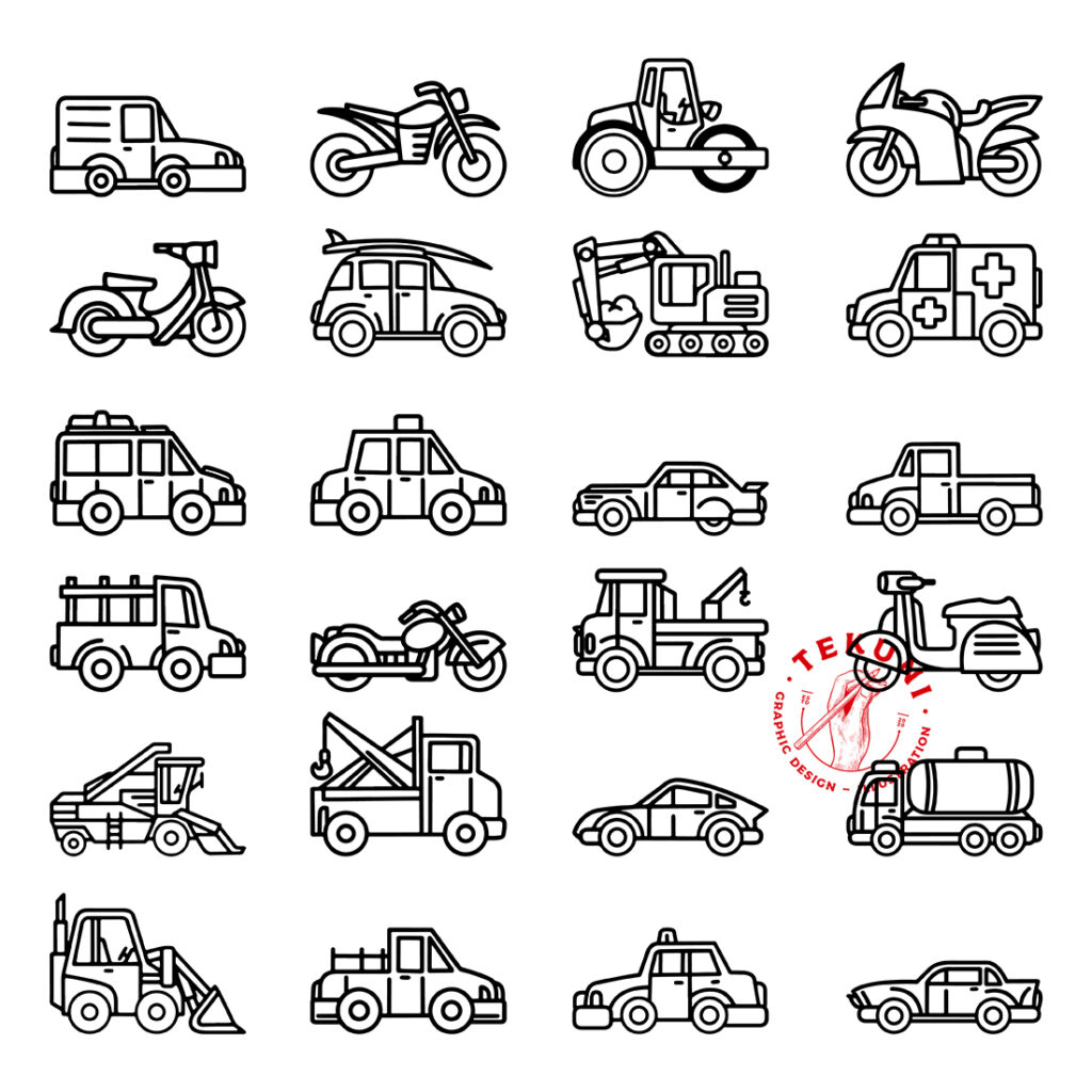 Vehicle svg bundle, transportation svg set, construction svg - Instant ...