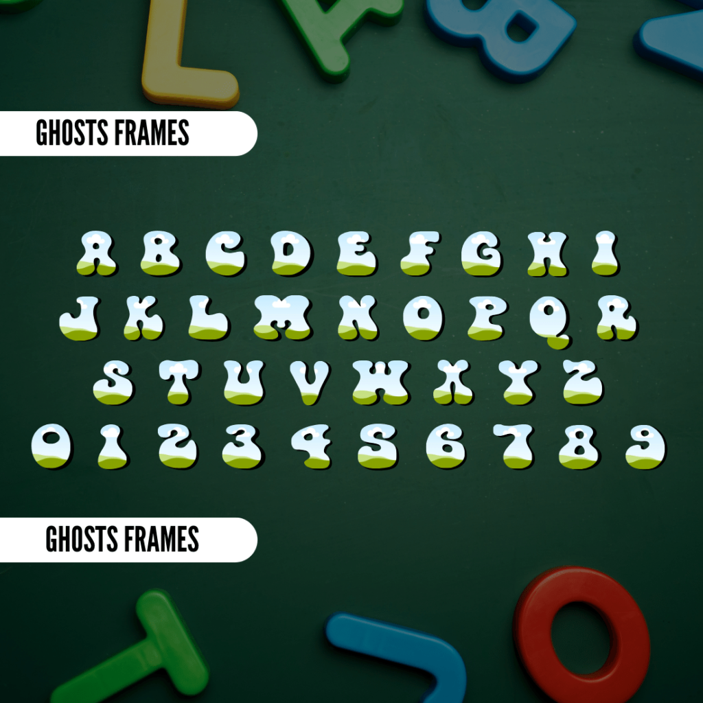 Entire store bundle | Editable Canva Frames Template | Alphabets ...