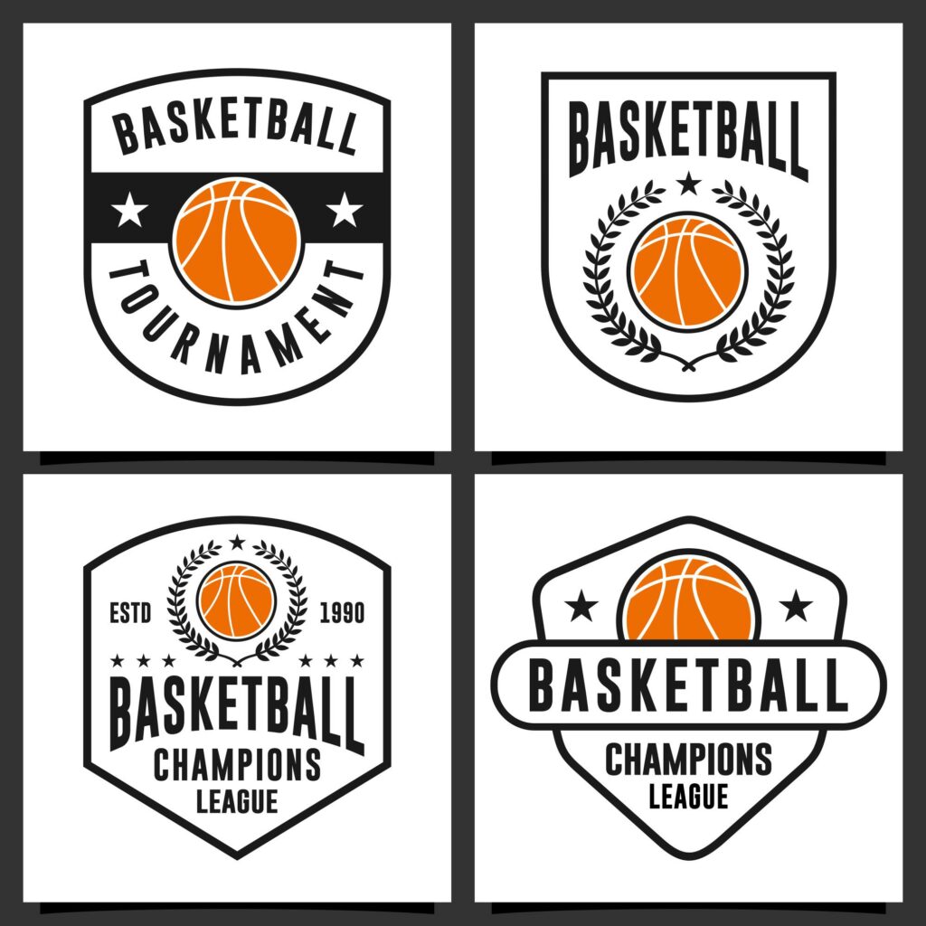 8 Basketball logo design collection - MasterBundles