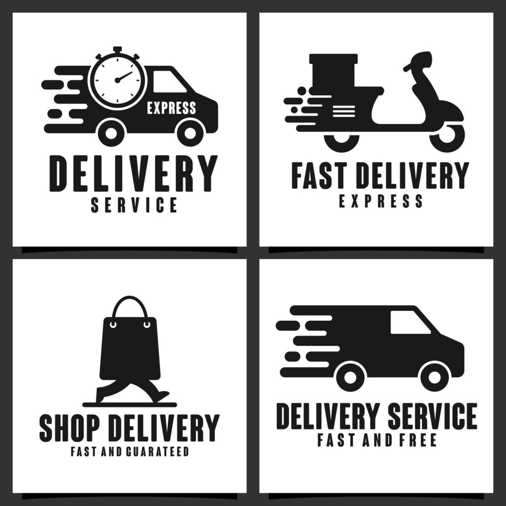 8 Delivery logo design collection - $8 - MasterBundles