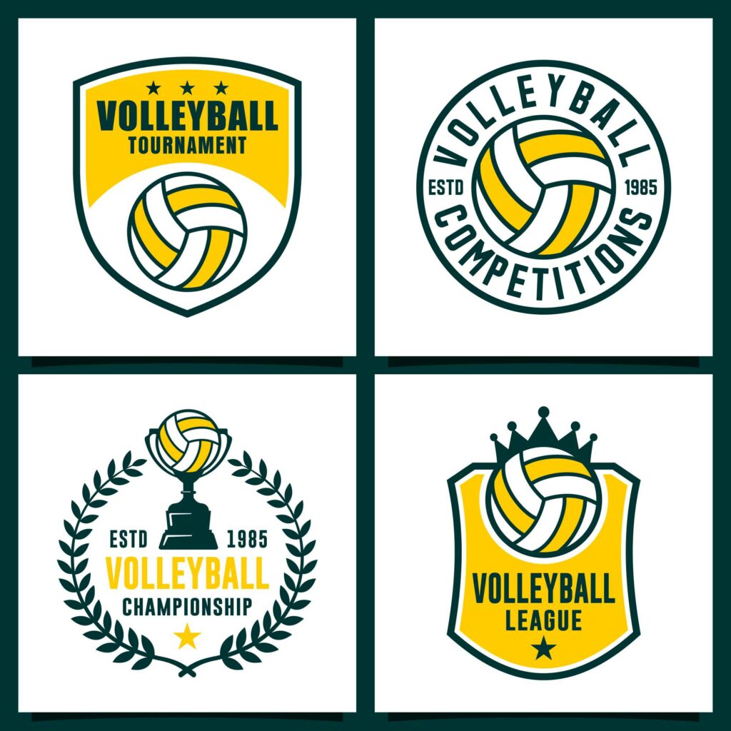 8 Volleyball logo design collection - 12 - MasterBundles